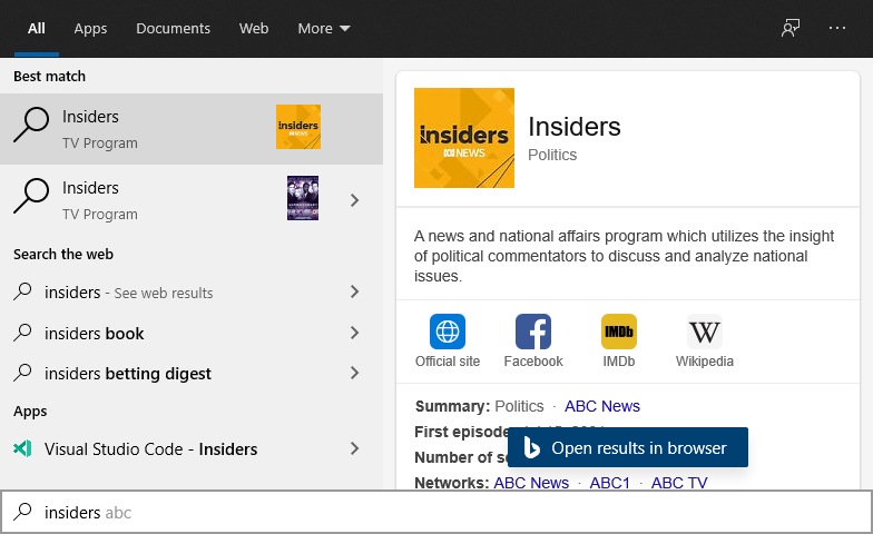 code.cmd is the default result for "code" in the Windows start menu ...