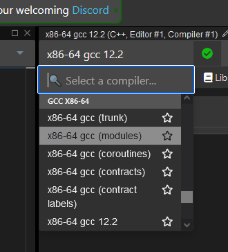 [REQUEST]: Increase the size of the compiler selection drop down menu · Issue #4157 · compiler ...