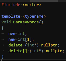 Cannot distinguish textmate scopes for built-in vs overloaded `new` and ...