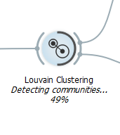 Louvain clustering widget % of progress bug · Issue #3747 · biolab/orange3 · GitHub