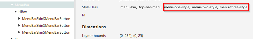 menu of menubar is not styleable with typeSafeCSS · Issue #944 · edvin/tornadofx · GitHub
