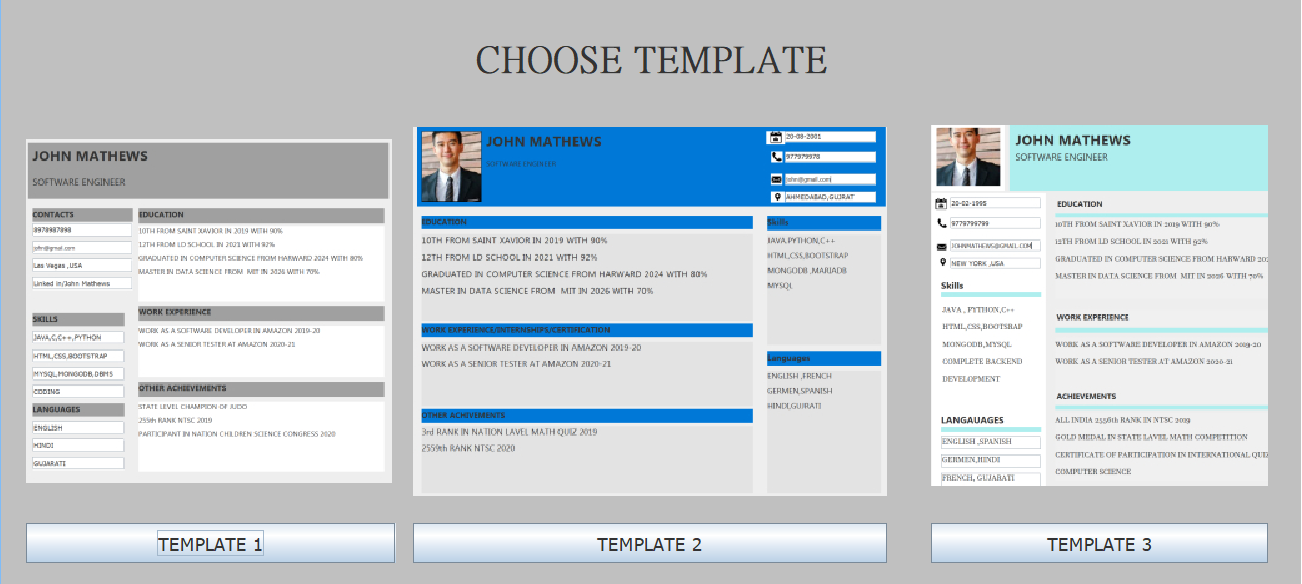GitHub - narendraparihar/Resume-Builder-: Resume Builder - User can ...