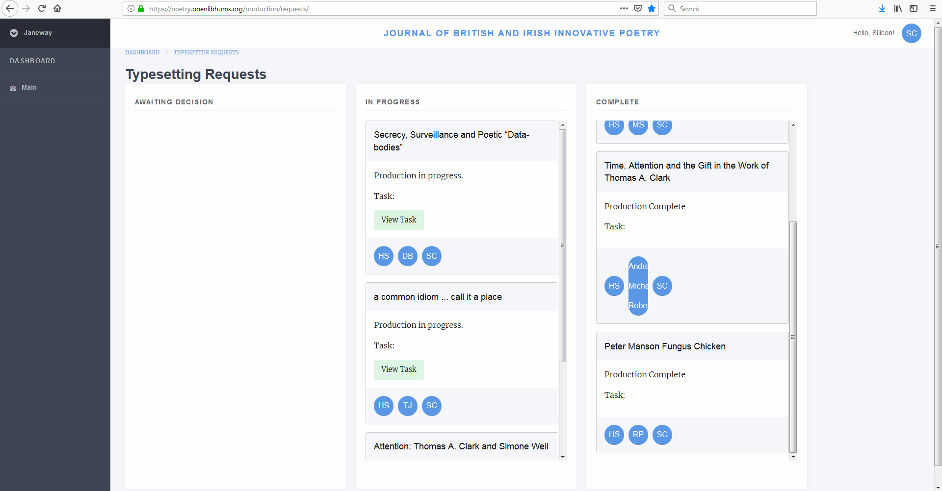 Typesetters can't upload files to Janeway · Issue #1138 · openlibhums/janeway · GitHub