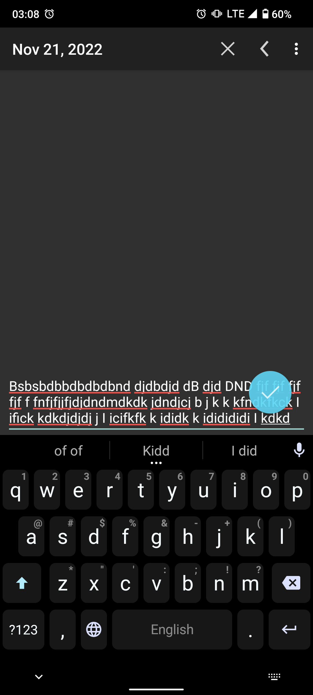 blue circular button gets in tbe way · Issue #206 · billthefarmer/diary · GitHub