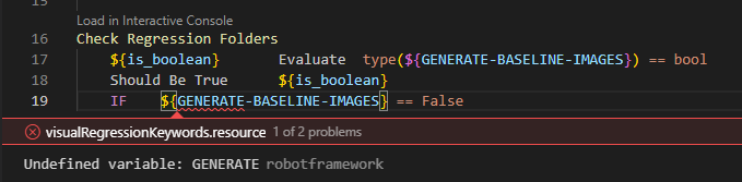 Variable with "-" in name is not recognized when used in IF condition · Issue #702 · robocorp ...
