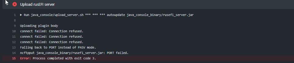 GHA reliability: retry FTP upload · Issue #3011 · rusefi/rusefi · GitHub