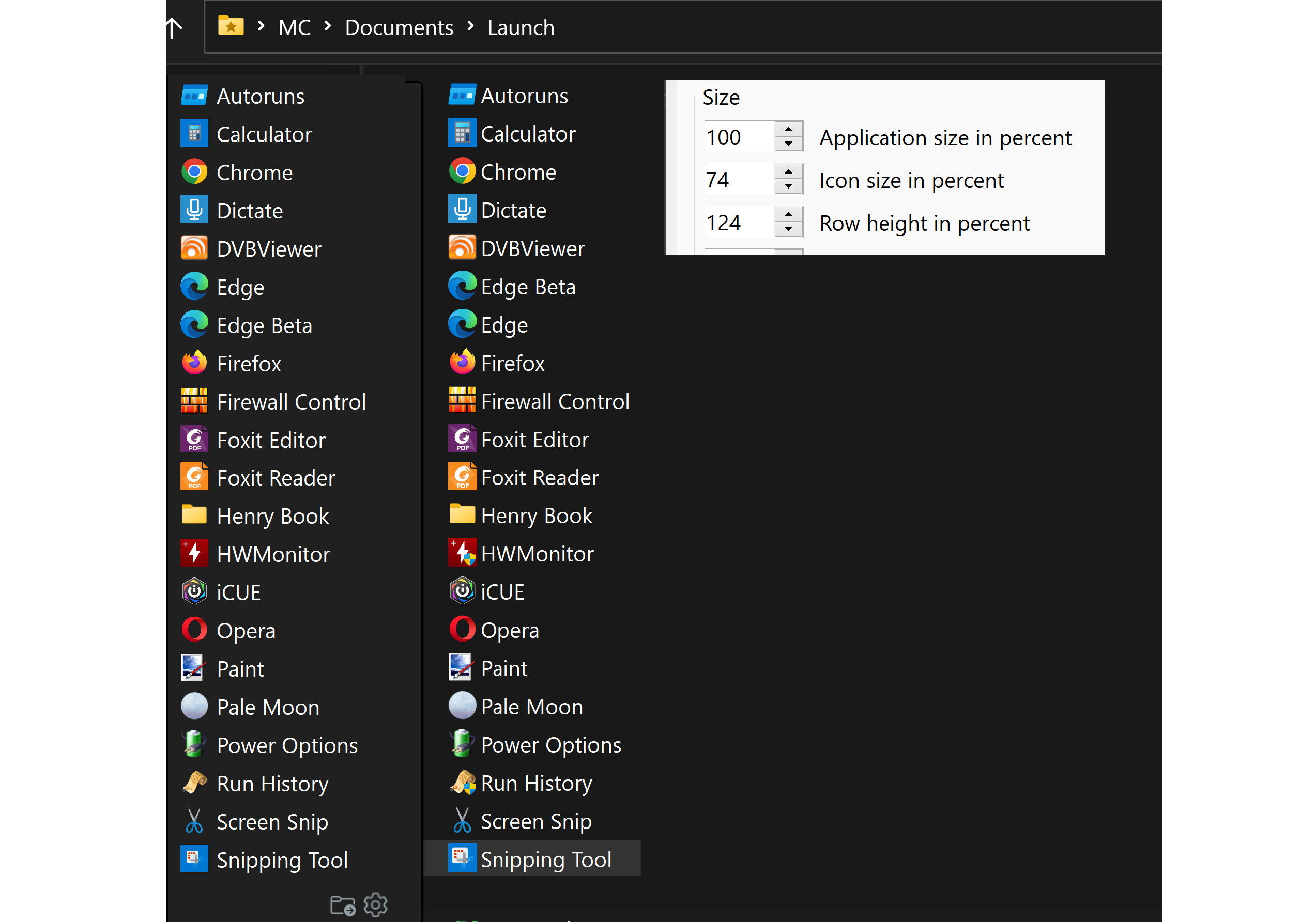  Feature Default Icon Size And Row Height To Match Windows File 