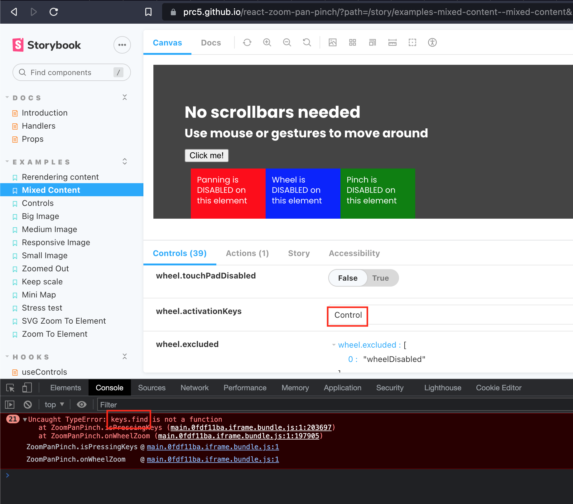 wheel.activationKeys not working · Issue #323 · BetterTyped/react-zoom-pan-pinch · GitHub