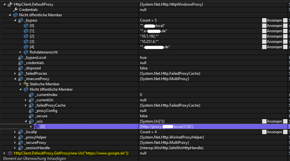 Specific Win10/11 Proxysettings cause wrong result in WebRequest.DefaultWebProxy.GetProxy ...