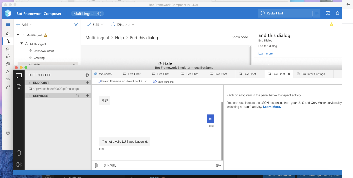 No exception thrown when unsupported locale is set for Luis publish · Issue #5495 · microsoft ...