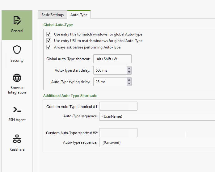 Support Username-Only and Password-Only Auto-Type keyboard shortcuts · Issue #2093 ...
