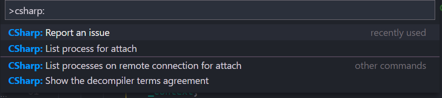 Missing all of these "C# editing support, including Syntax Highlighting ...