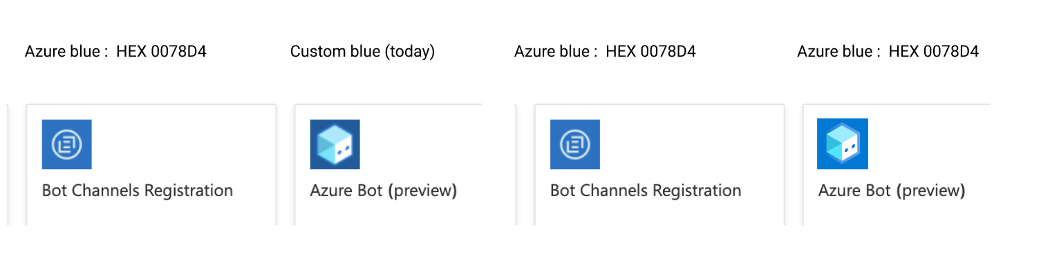 Icon for Azure Bot is using the wrong blue · Issue #307 · microsoft ...