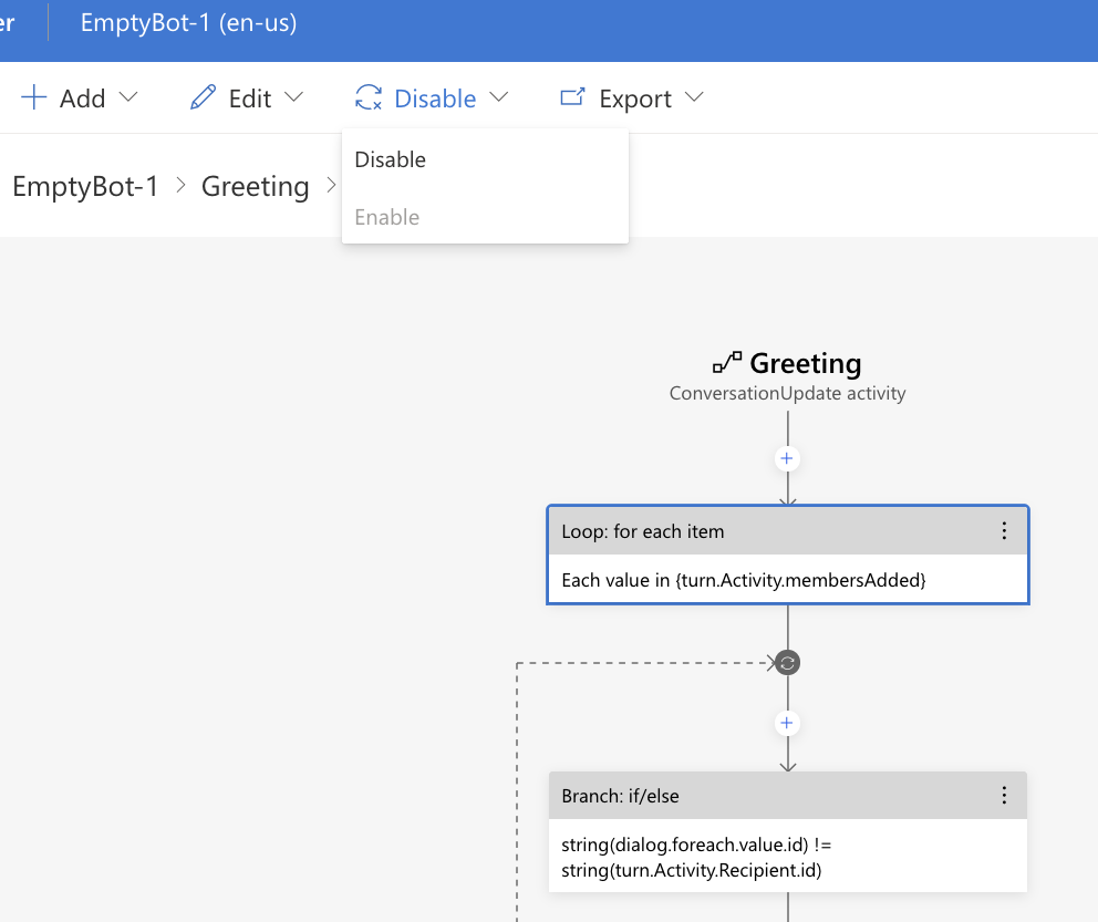 The toolbar is intended to be context sensitive. This means that ...