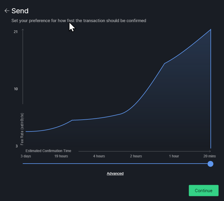 When sending, Show sat/b · Issue #10488 · WalletWasabi/WalletWasabi · GitHub