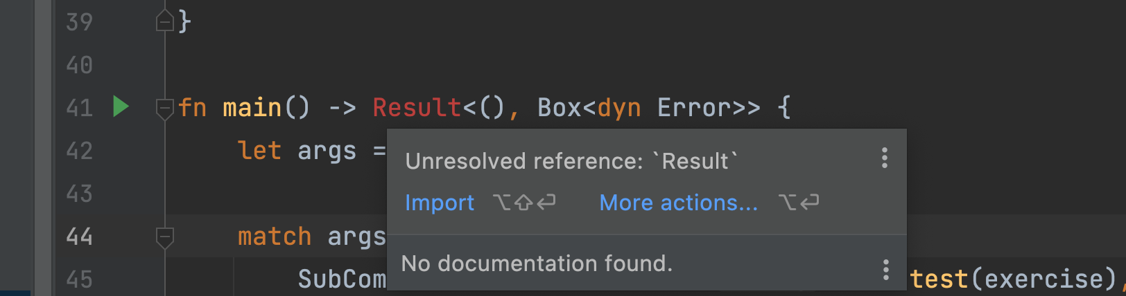 Unresolved reference: `Result` · Issue #9922 · intellij-rust/intellij-rust · GitHub