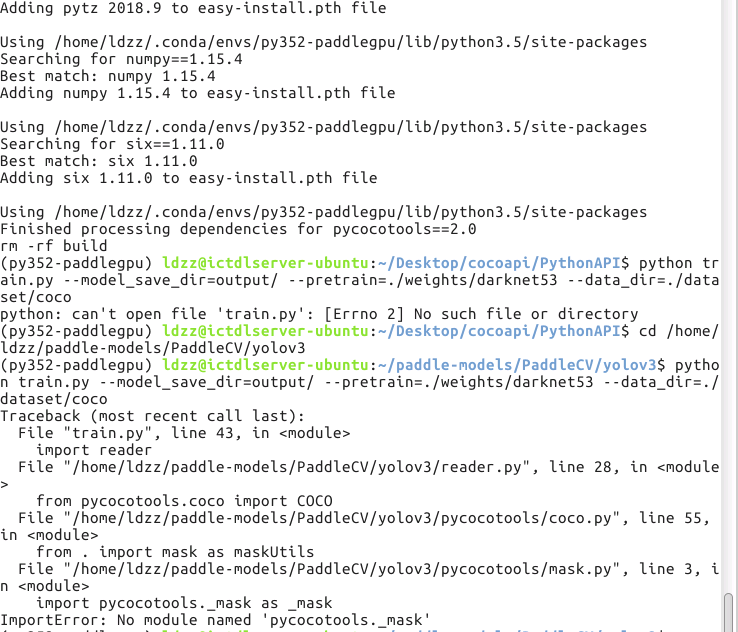 yolov3的python接口问题 · Issue #2865 · PaddlePaddle/models · GitHub