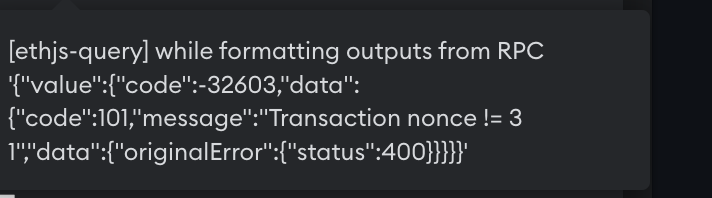 RPC Transaction Error `Transaction nonce != actualNonce expectedNonce` · Issue #249 · shardeum ...