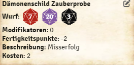 Magic modifier will not be added (Dämonenschild/demon shield) Magic III ...