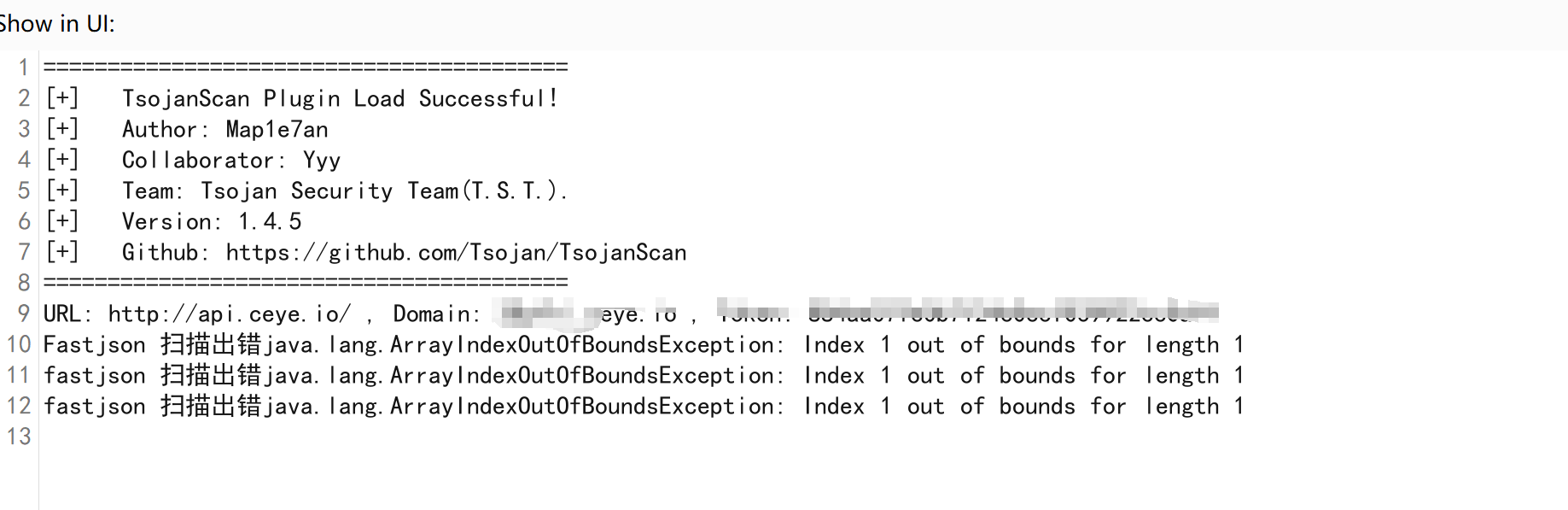 扫描fastjson 报错 · Issue 28 · Tsojantsojanscan · Github 4132