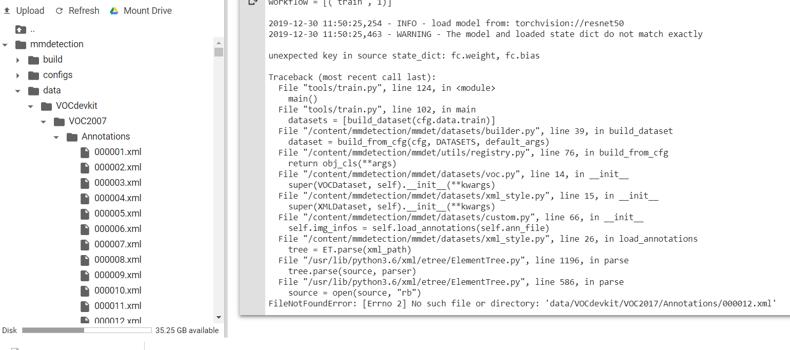 voc2007 train error · Issue #1896 · open-mmlab/mmdetection · GitHub