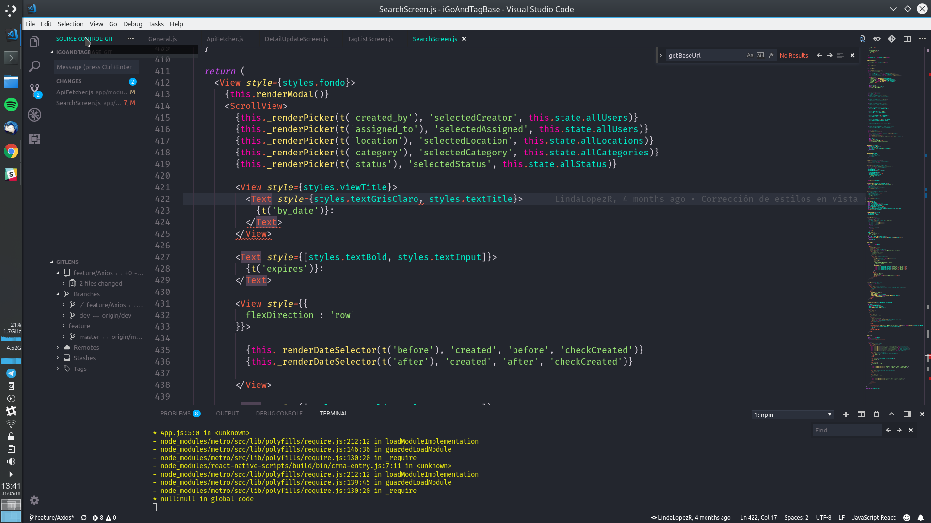 Hover tooltip won't display Workspace messages. · Issue #50848 · microsoft/vscode · GitHub