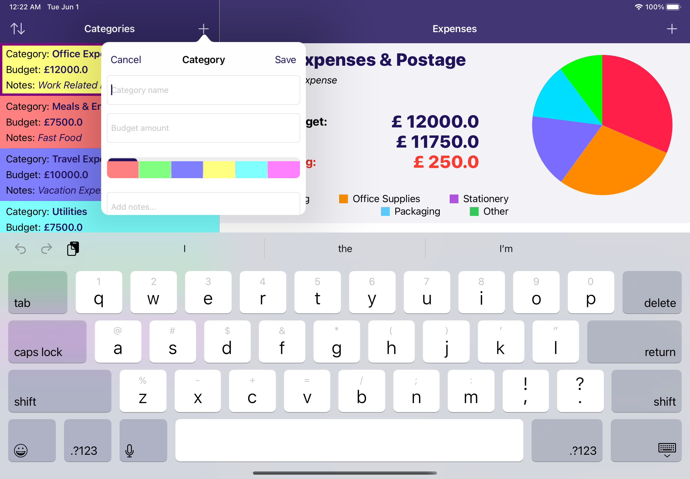 GitHub - MerianLesster/Spending-Management-Tool: Developed an iPad application, for managing ...