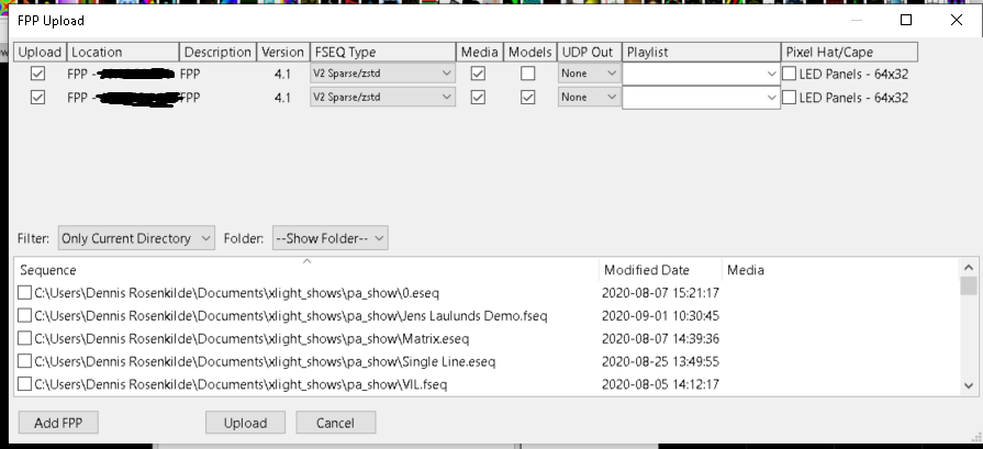 Suggested change to how Models are uploaded to FPP · Issue #2195 · xLightsSequencer/xLights · GitHub
