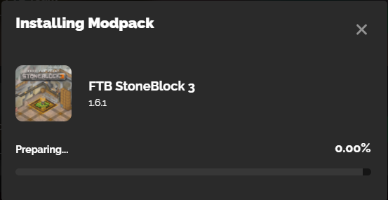Stuck in "preparing" loading · Issue #911 · FTBTeam/FTB-App · GitHub