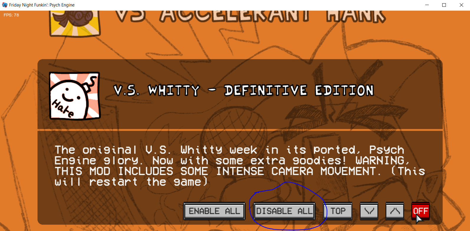 Disable all mods button · Issue #4605 · ShadowMario/FNF-PsychEngine · GitHub