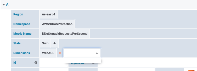 CloudWatch/Metrics: AWS Shield Support, dimensions not available · Issue #24499 · grafana ...