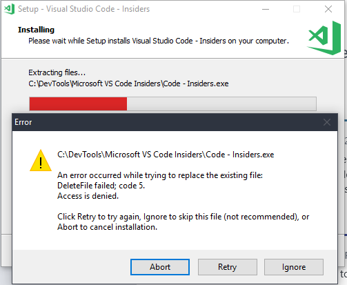 Failure to install version next version · Issue #47968 · microsoft ...