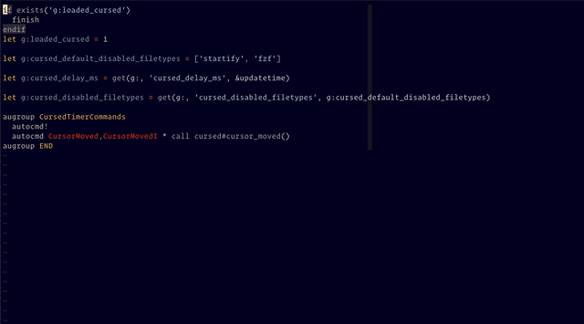 GitHub - filipekiss/cursed.vim: Trigger delayed events when the cursor ...