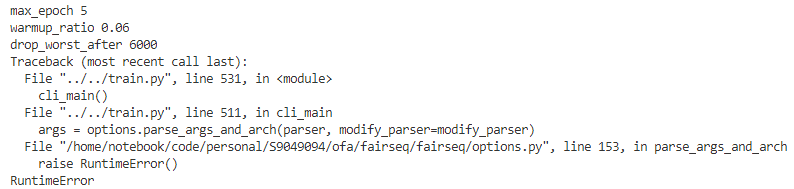 RuntimeError · Issue #133 · OFA-Sys/OFA · GitHub