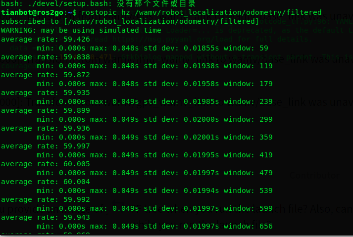 roslaunch wamv_gazebo localization_example.launch...error occured · Issue #210 · osrf/vrx · GitHub
