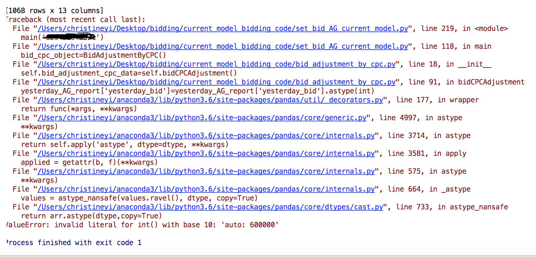 ValueError: invalid literal for int() with base 10: 'auto: 600000' · Issue #379 · googleads ...