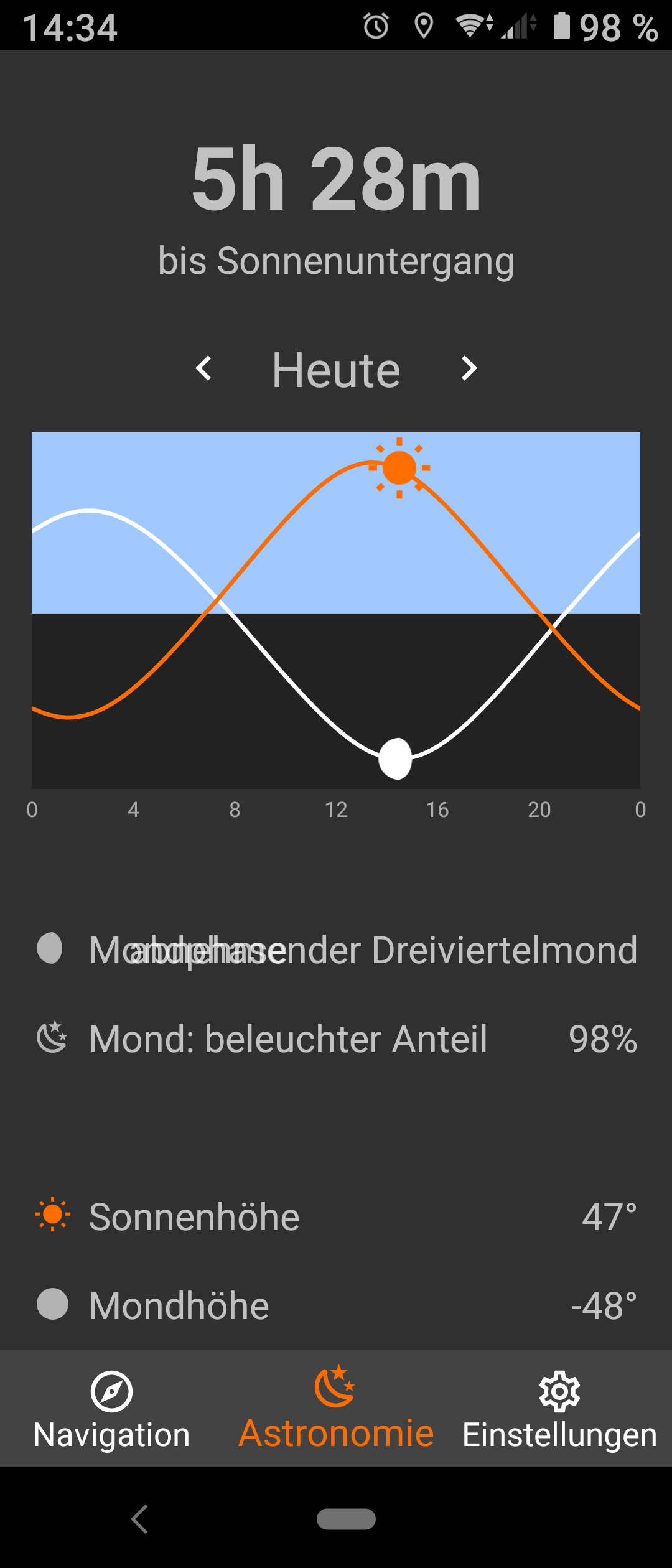 Astronomy data may overlap on small screens · Issue #183 · kylecorry31/Trail-Sense · GitHub