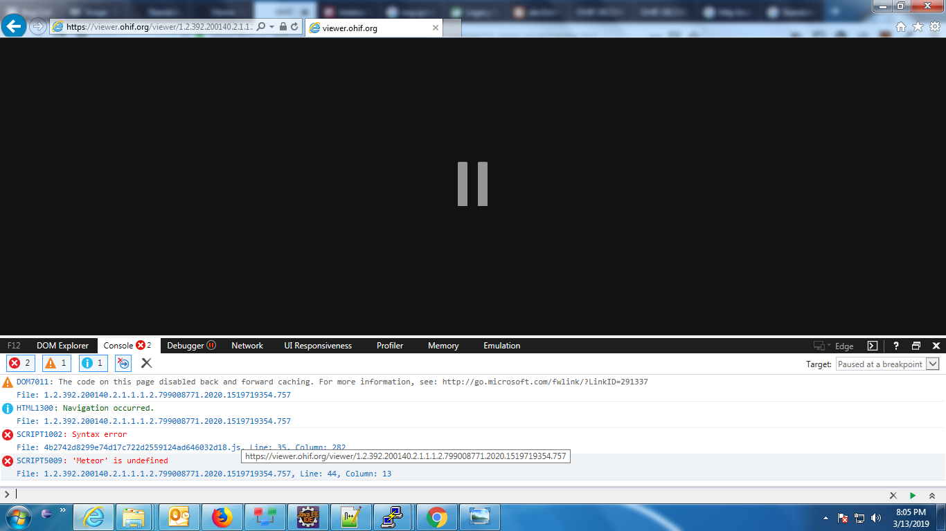 Standalone Viewer Not Working In Ie 11 · Issue 369 · Ohifviewers · Github