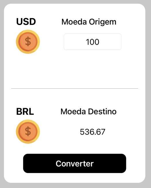 GitHub - AlexandreBCardoso/conversor-moedas: Conversor de moedas. O app deve permitir que o ...