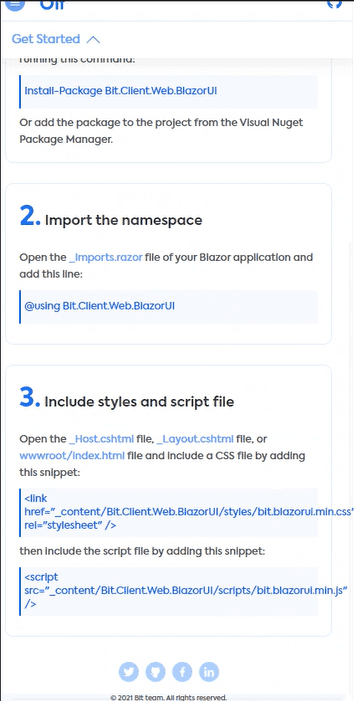 `GetStarted` page issue in the `Playground` project · Issue #1987 · bitfoundation/bitplatform ...