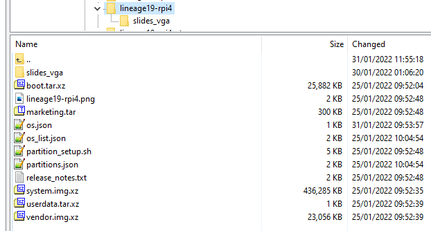 Kindly update Lineage OS builds. · Issue #617 · procount/pinn · GitHub