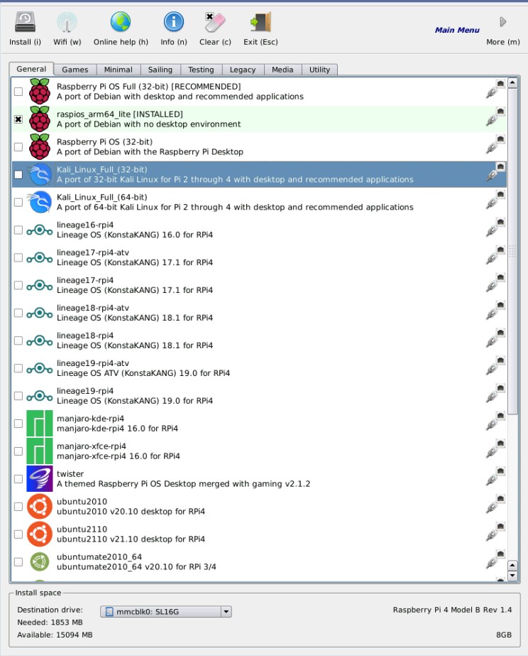 Regarding Kali & RPi 4 8gb · Issue #717 · procount/pinn · GitHub