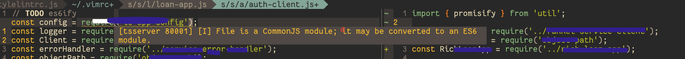 when does tsserver detect a commonjs module that can be converted? · Issue #152 · neoclide/coc ...