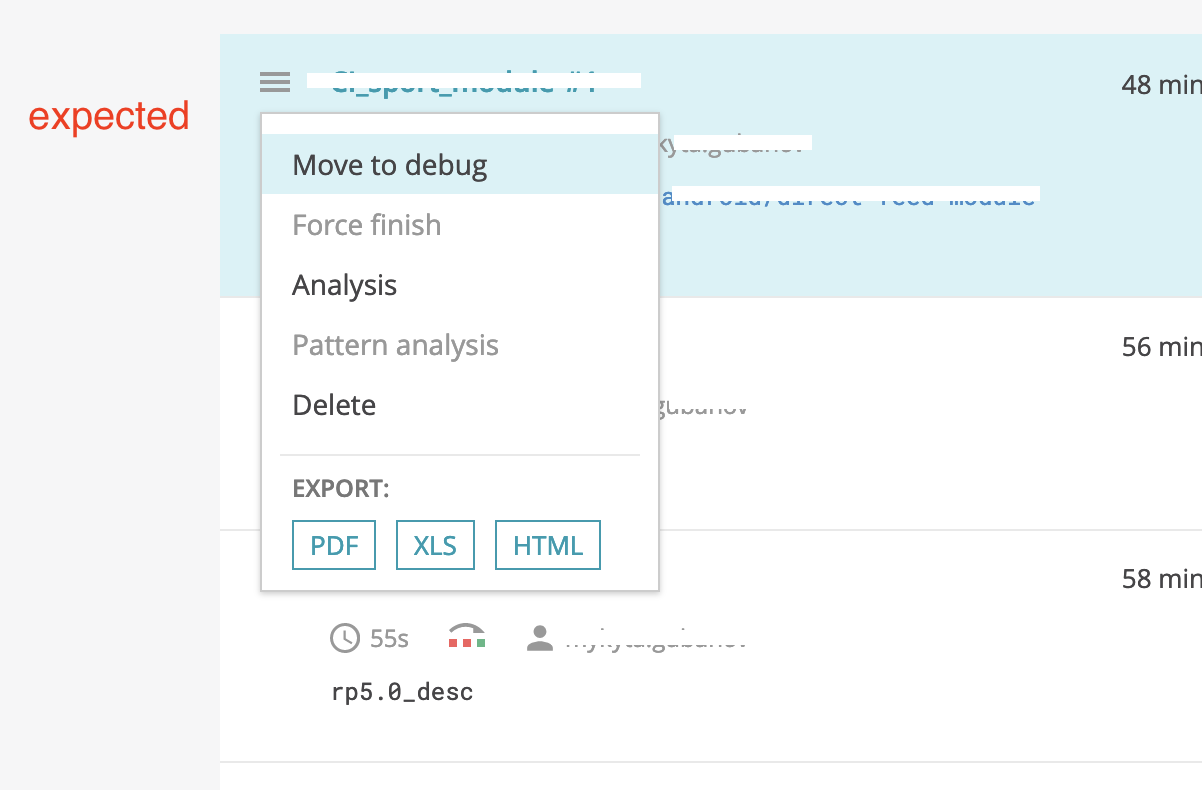 Cannot move launch to debug with "member" role · Issue #1712 · reportportal/reportportal · GitHub