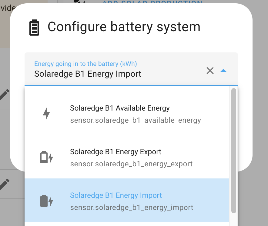 Use Battery Data In Energy Dashboard · Issue 113 · Willcodeforcatssolaredge Modbus Multi · Github 