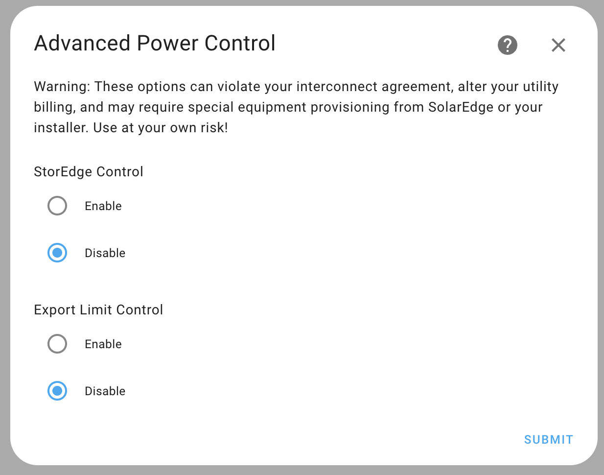 Export Control · Issue #137 · WillCodeForCats/solaredge-modbus-multi · GitHub