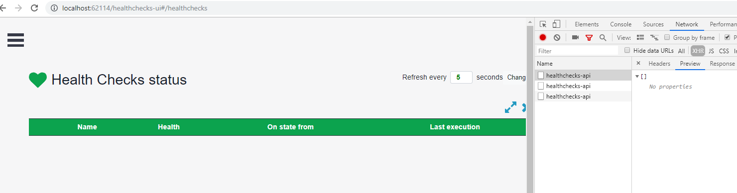 healthcheck-api endpoint return [] · Issue #223 · Xabaril/AspNetCore.Diagnostics.HealthChecks ...