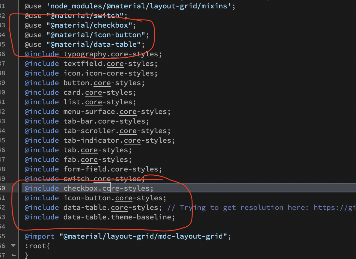 [data-table] docs outdated since style guide refactor · Issue #6169 · material-components ...