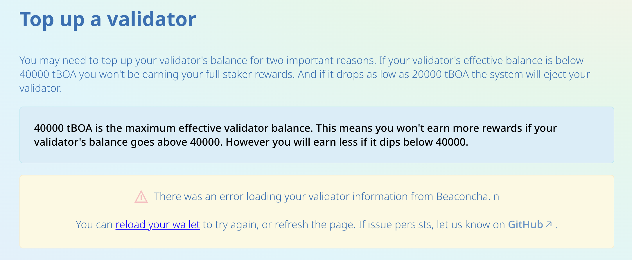 TopUp 화면 내용 검토 · Issue #33 · bosagora/agora-staking · GitHub