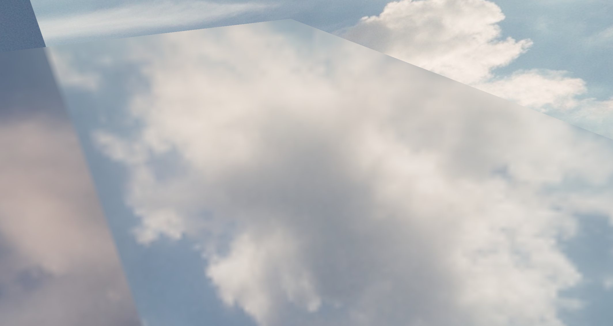 Screen space reflection goes black/stretches out when object edge ...